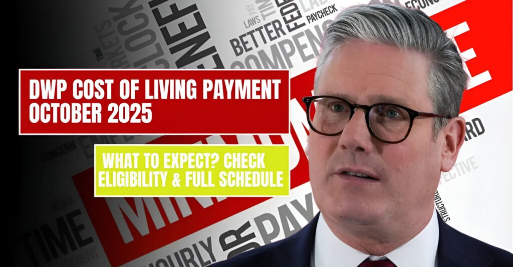 DWP Cost of Living Payment October 2025: What to Expect? Check ...